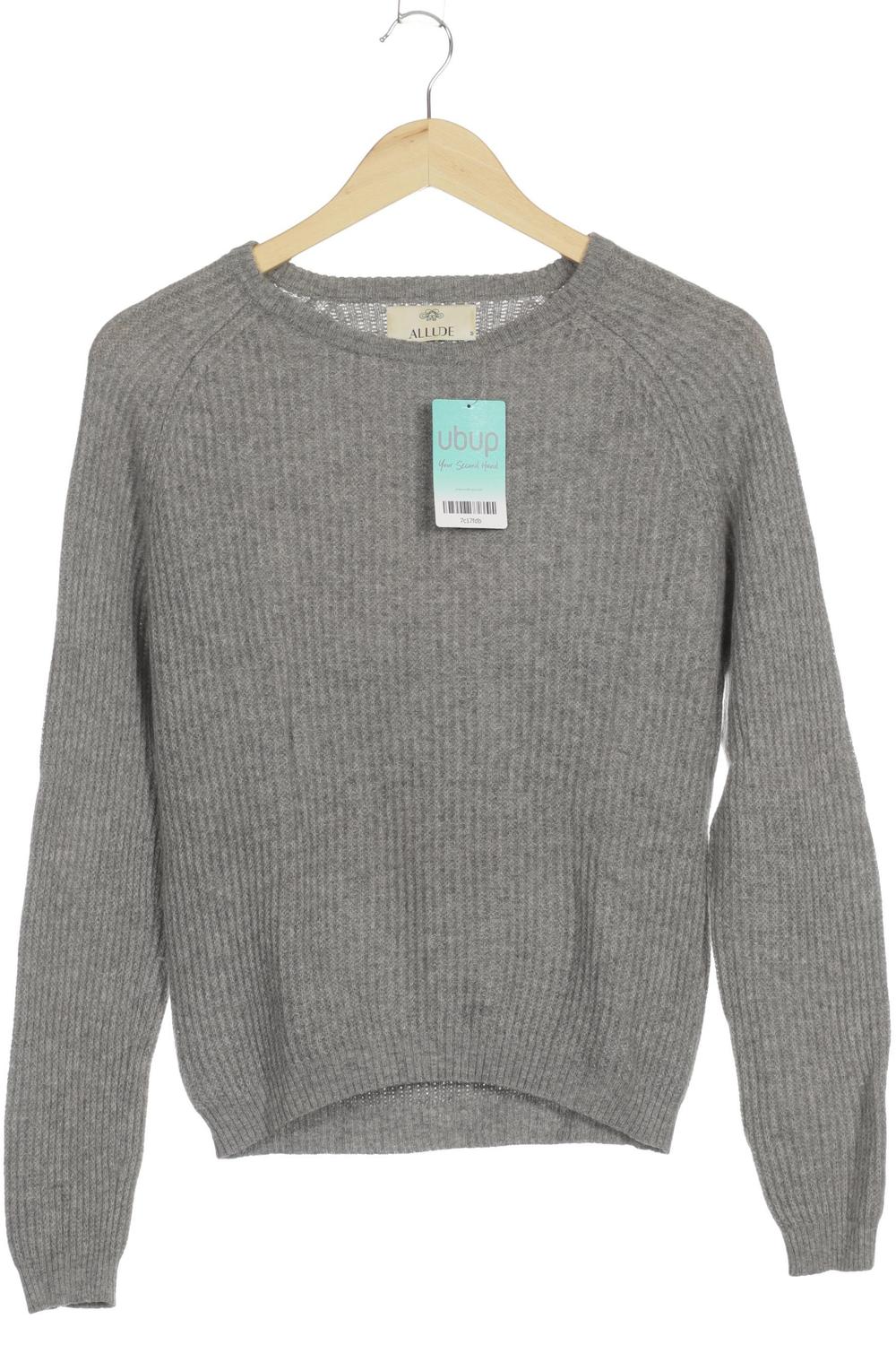 ALLUDE Pullover Damen Hoodie Sweatshirt Gr. S kein Etikett grau ...